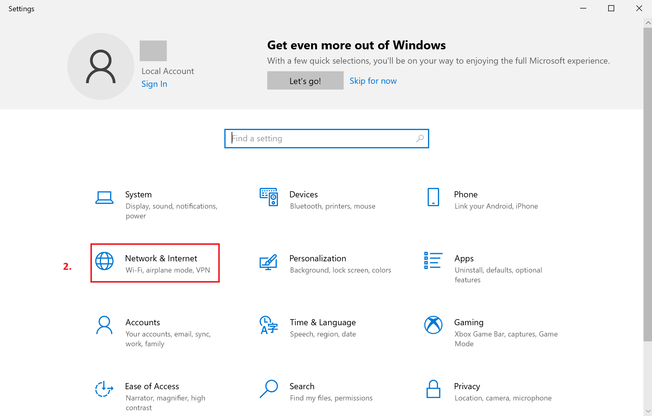 Using the campus Wi-Fi “MCUT_802.1x” on Windows: Windows 10