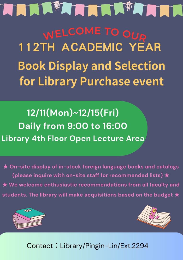 Library Foreign Language New Book Display and Books Selection for ...